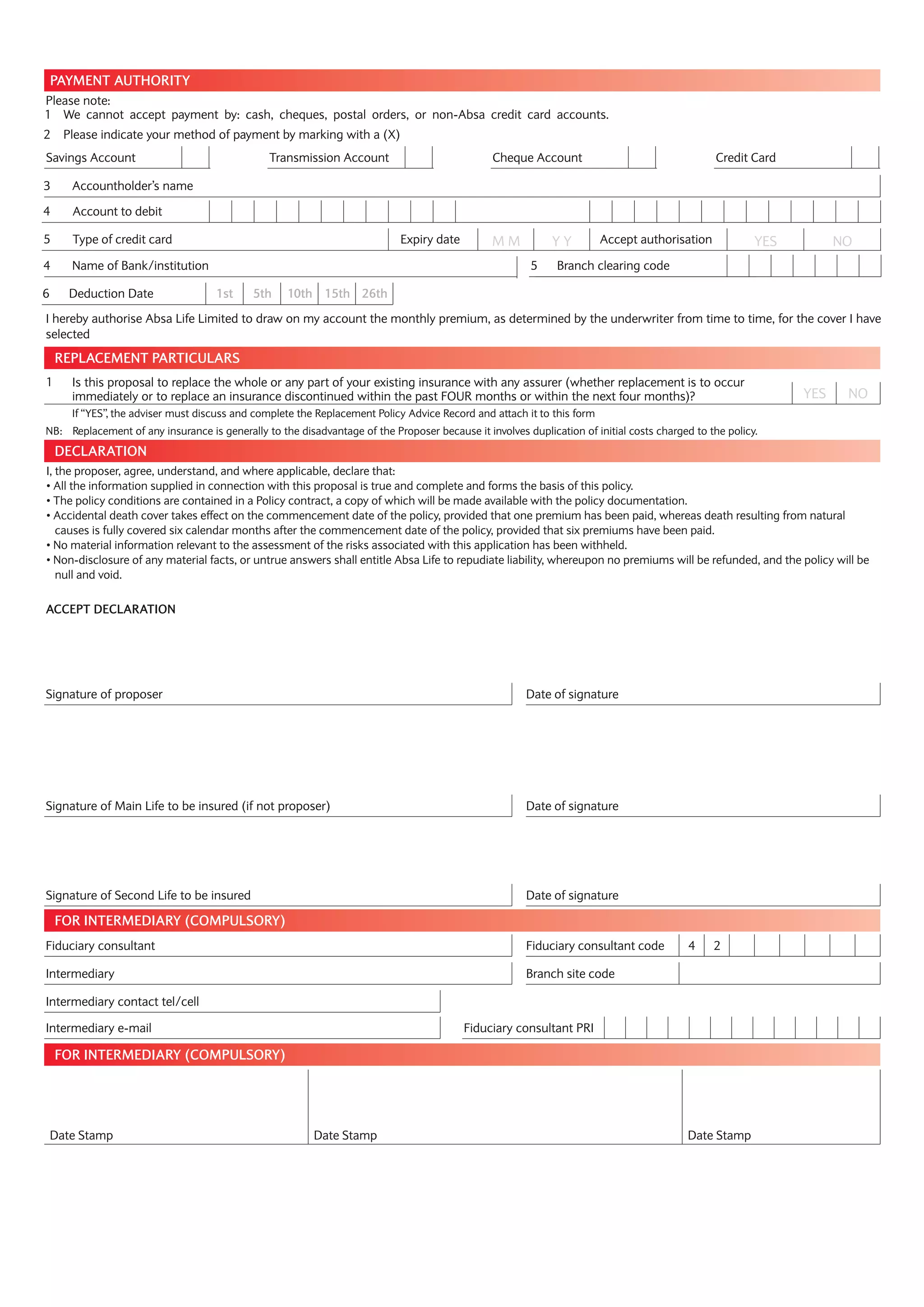 Absa Estate Provider plan | PDF
