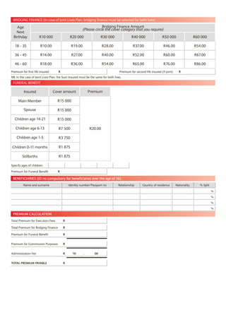 Absa Estate Provider plan | PDF