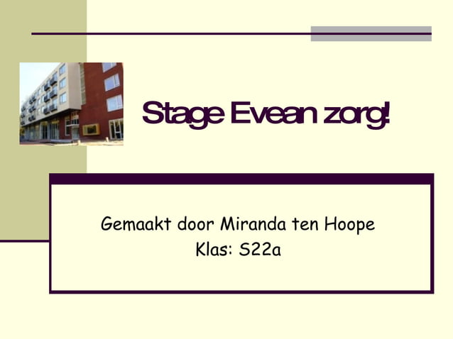 Stage leerjaar 2 | PPT