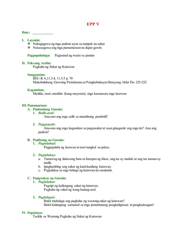 Epp v 4th grading | PDF