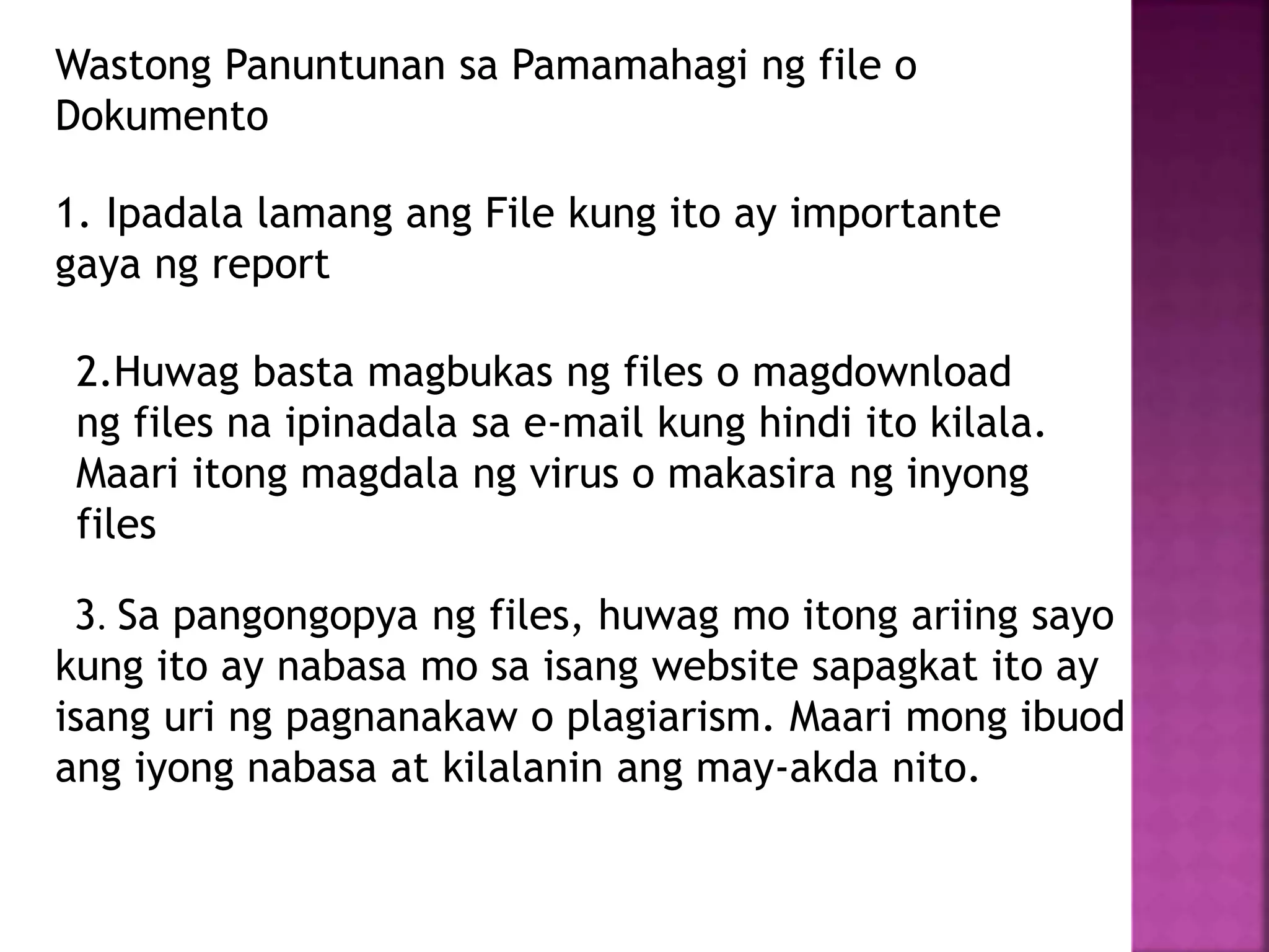 Epp week 5 ligtas at responsableng paggamit ng ict | PPTX