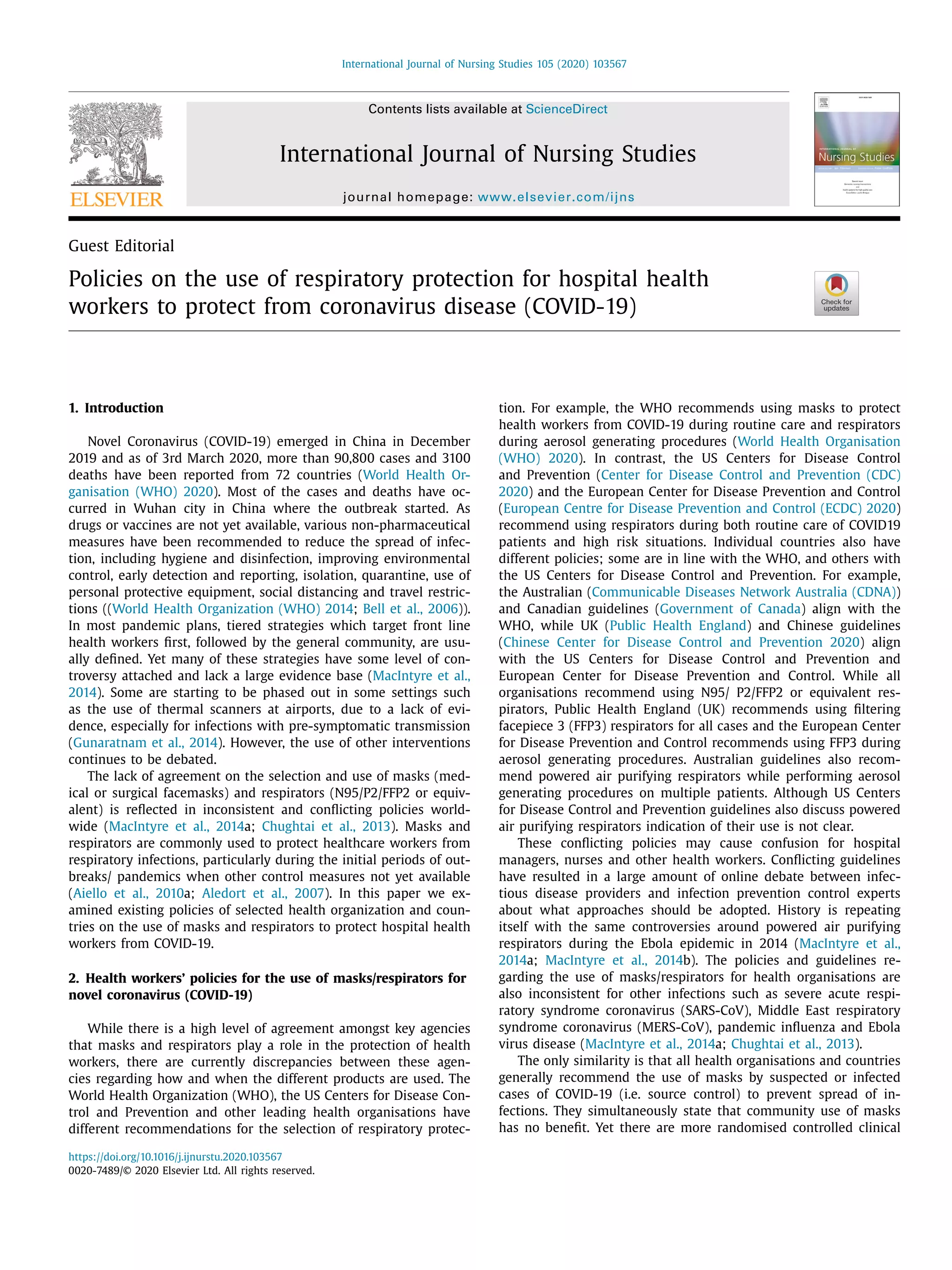 Epp y covid 2020 | PDF | Infectious Diseases | Diseases and Conditions