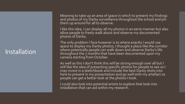 Epq artefact research | PPT