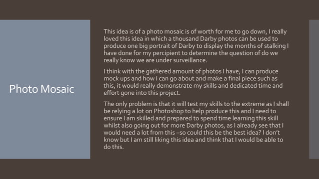 Epq artefact research | PPT