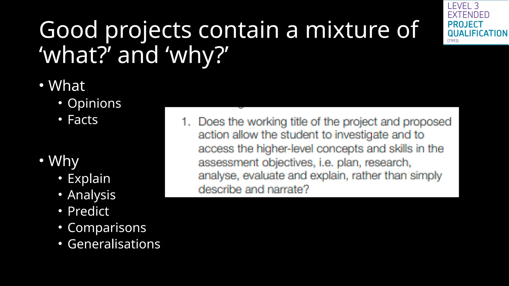 EPQ Introductory overview Sixthform - What to do | PPTX