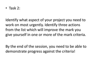 Epq markscheme and targets | PPTX