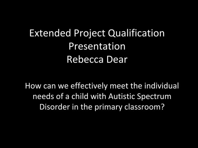 Epq presentation | PPT