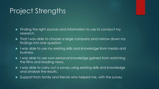 Epq project presentation | PPTX