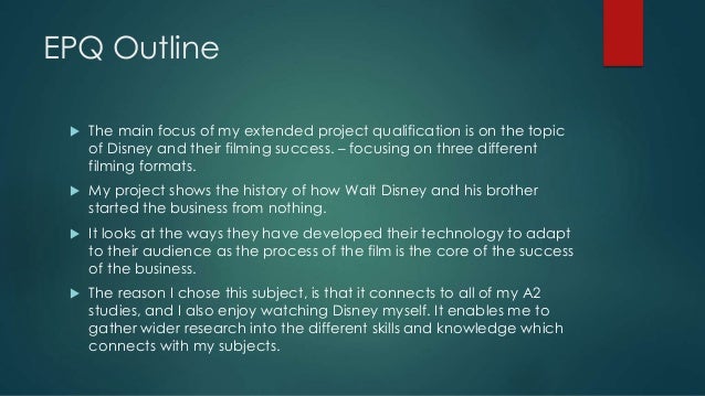 Epq project presentation