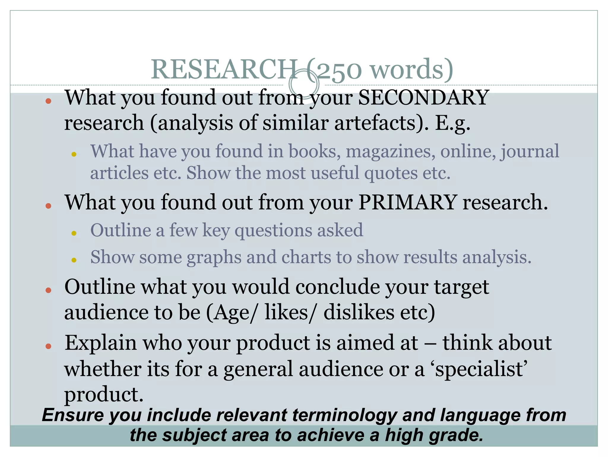 Epq report guide | PDF