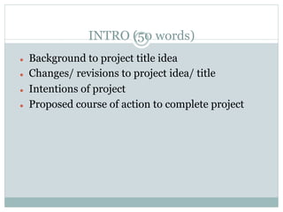 Epq report guide | PDF