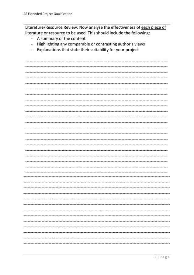 Epq research booklet | DOCX