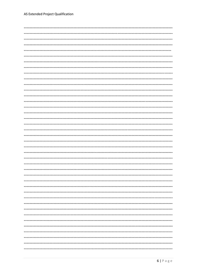 Epq research booklet | DOCX