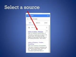 EPQ Research: Getting Started | PPTX