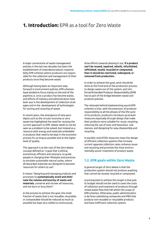 Redesigning Producer Responsibility: A new EPR is needed for a circular ...