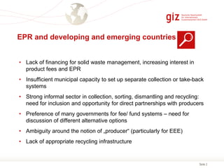 EPR and Development cooperation | PPT