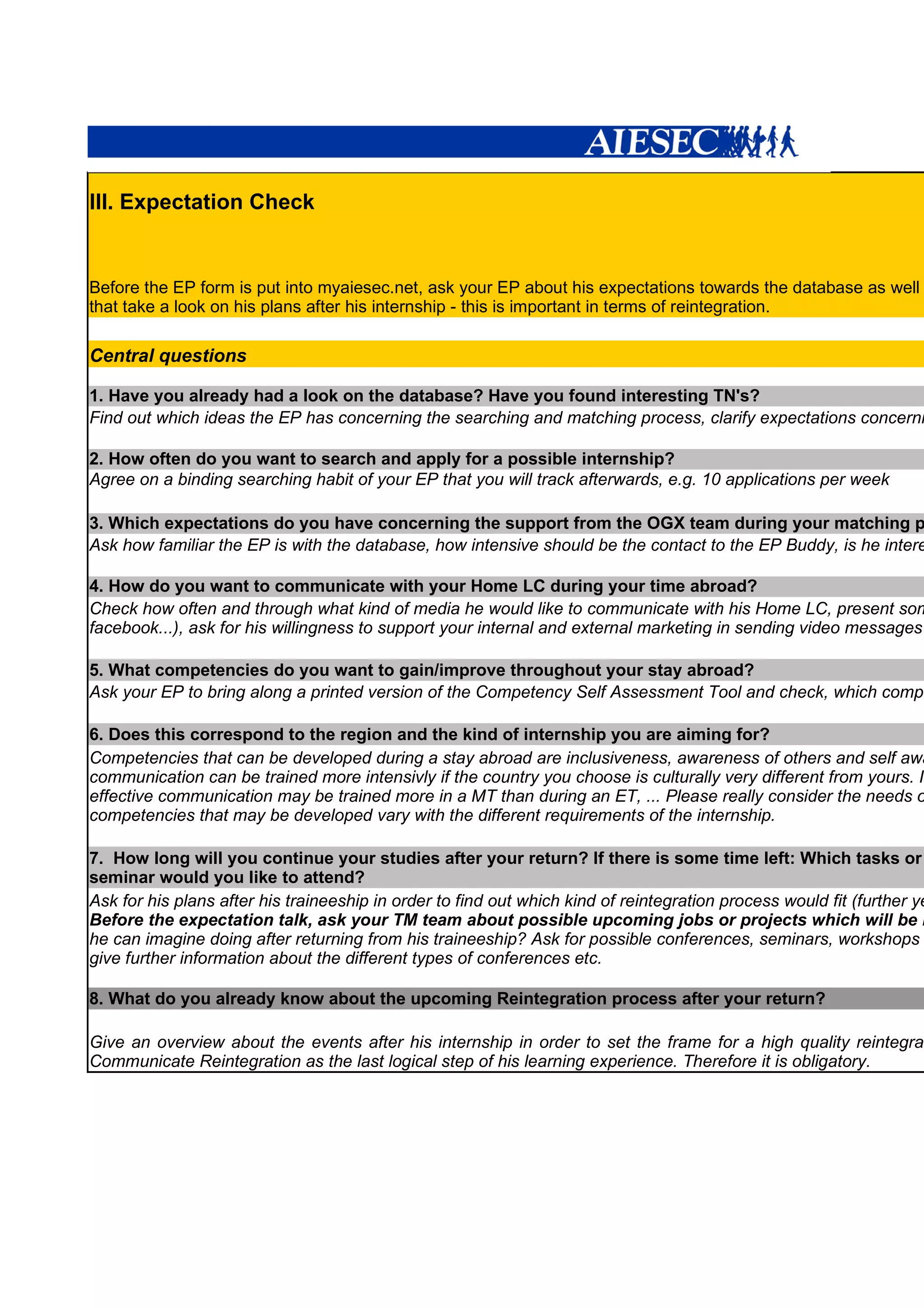 Ep reintegration flow | PDF