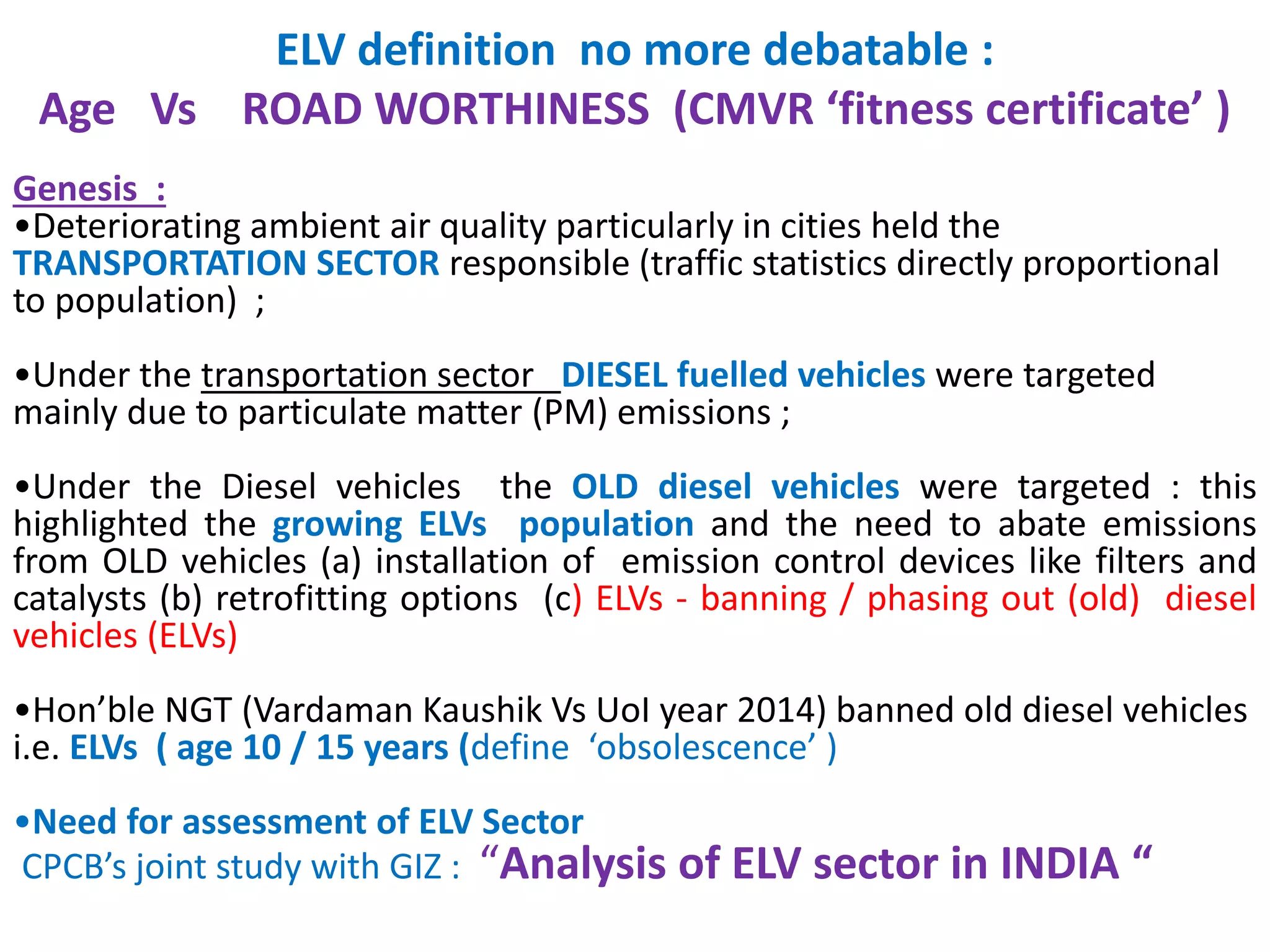 EPR End of Life Vehicles | PDF