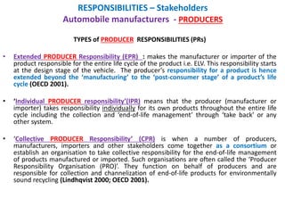 EPR End of Life Vehicles | PDF
