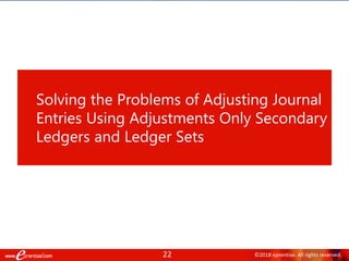 Secondary Ledgers: The Benefits of Adjustment Ledgers for GAAP ...