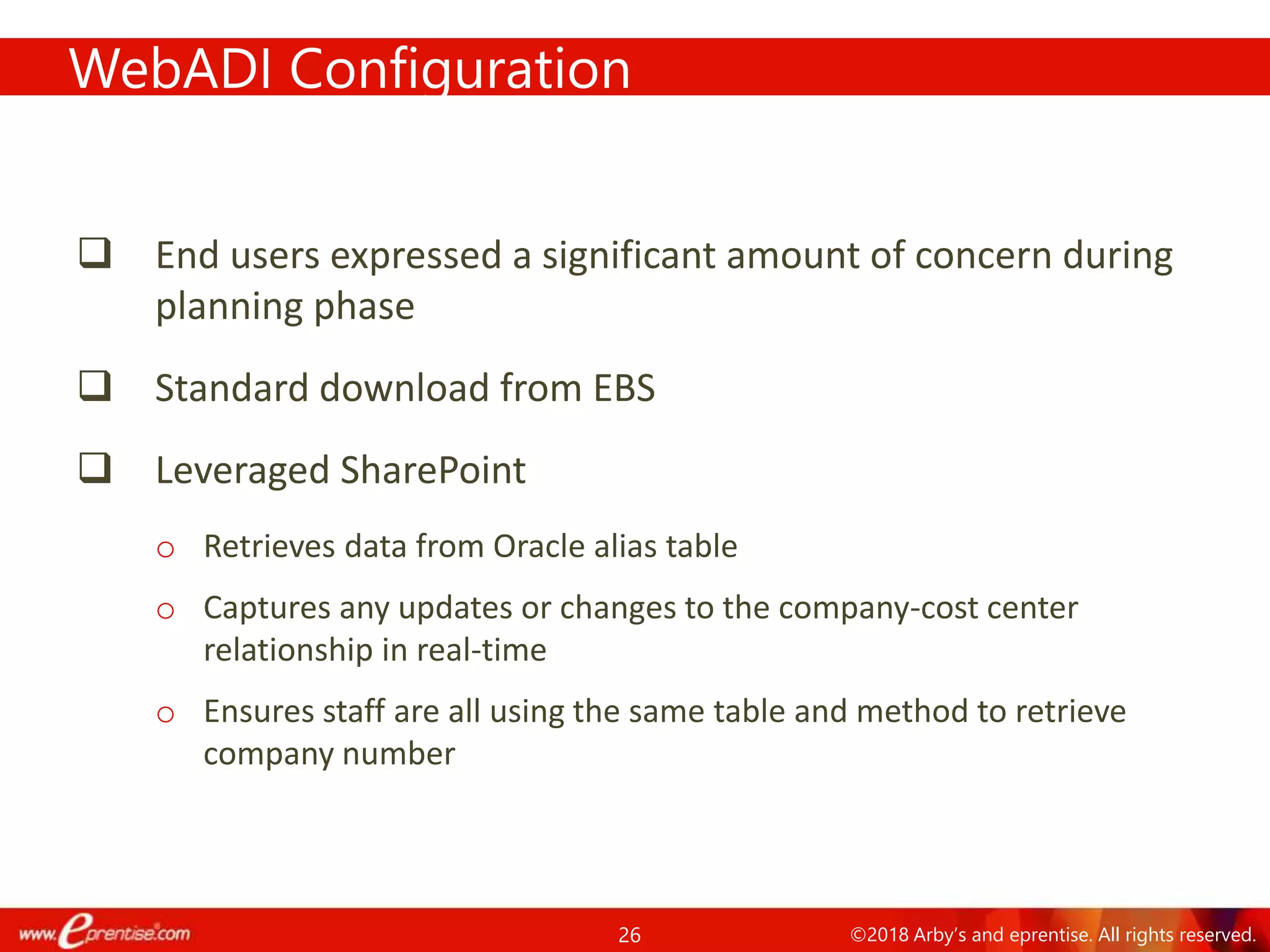 How Arbys Restructured their GL Chart of Accounts | PPTX