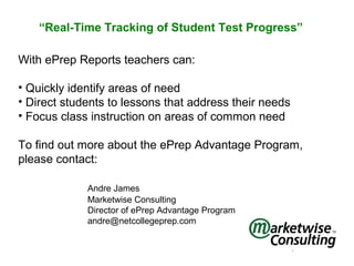 ePrep Reports | PPT | Free Download