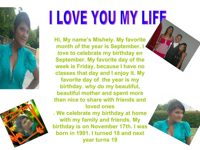 my life! I love you much mom | PPT