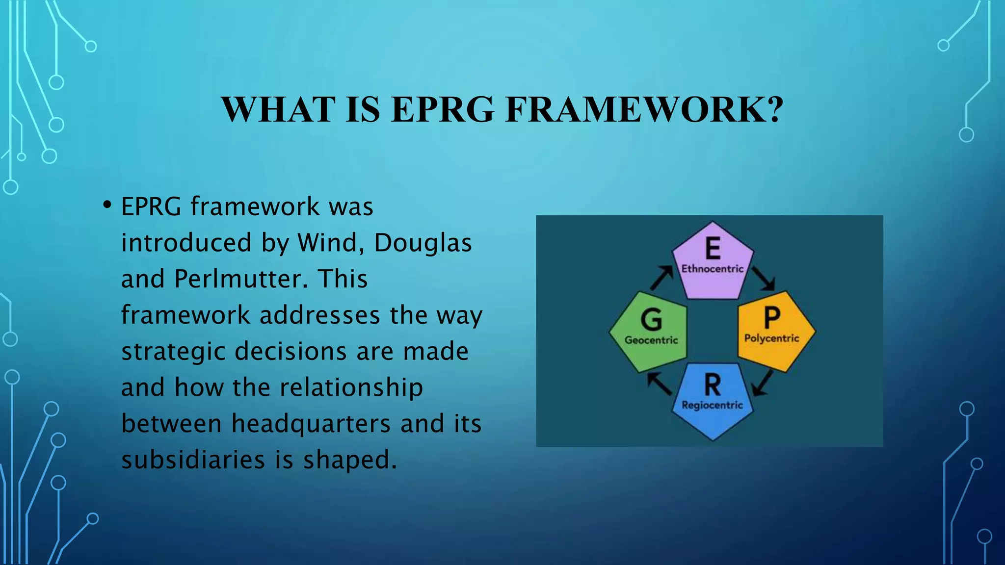 EPRG FRAMEWORK | PPTX