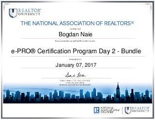 NAR’s e-PRO® Certification