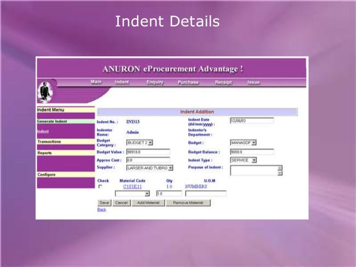 Eprocurement Portal