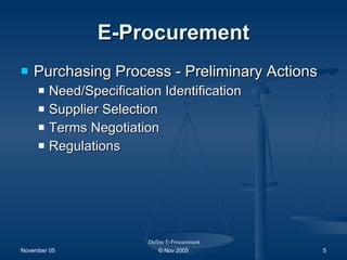 E Procurement | PPT