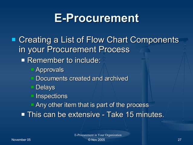 E Procurement
