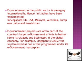 E –procurement | PPTX