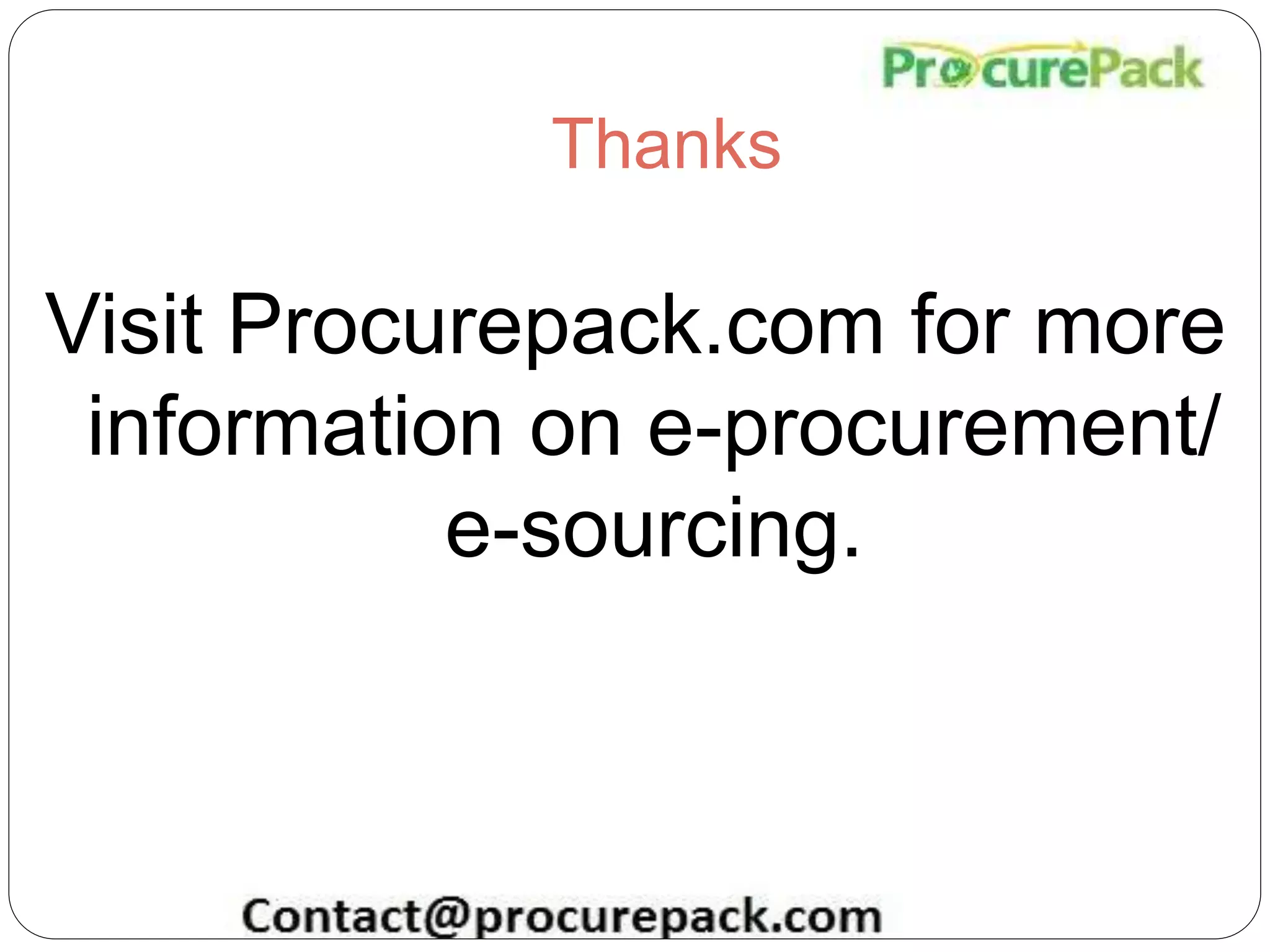 Taxonomy of an Electronic procurement system | PPTX