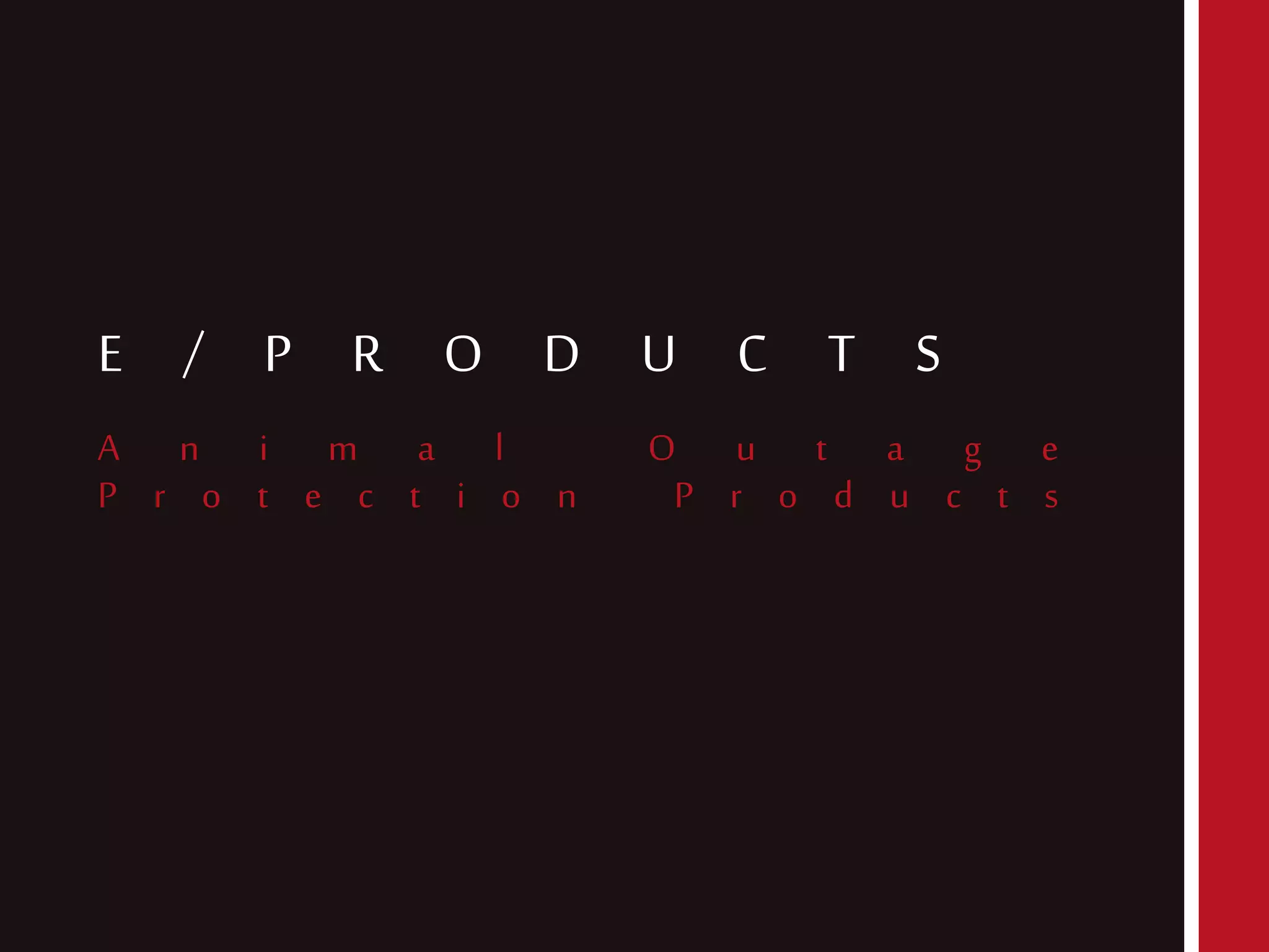 Animal mitigation products for high voltage networks | PPTX