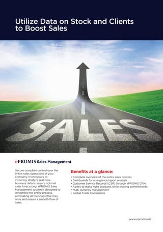 ePROMIS Official Brochure | PDF