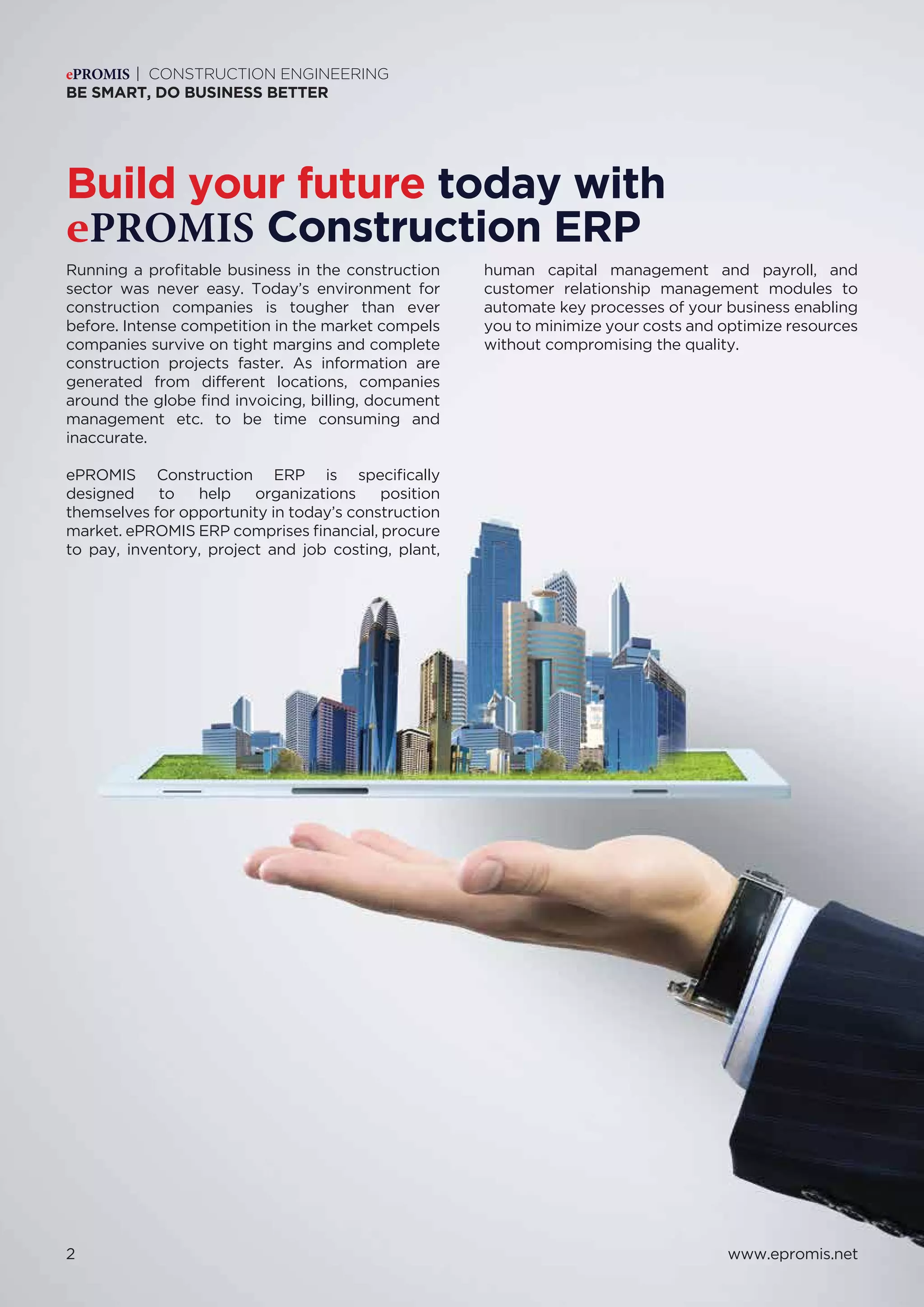 ePROMIS Construction Engineering Brochure | PDF