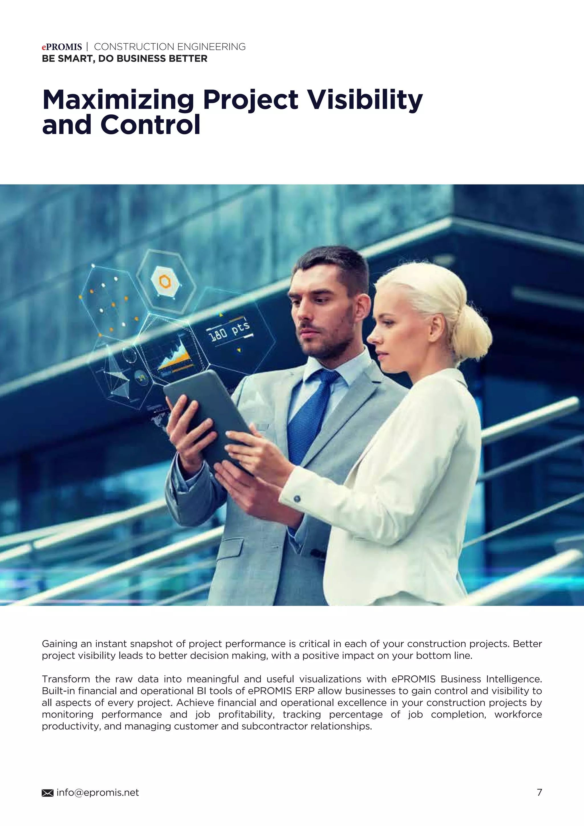 ePROMIS Construction Engineering Brochure | PDF