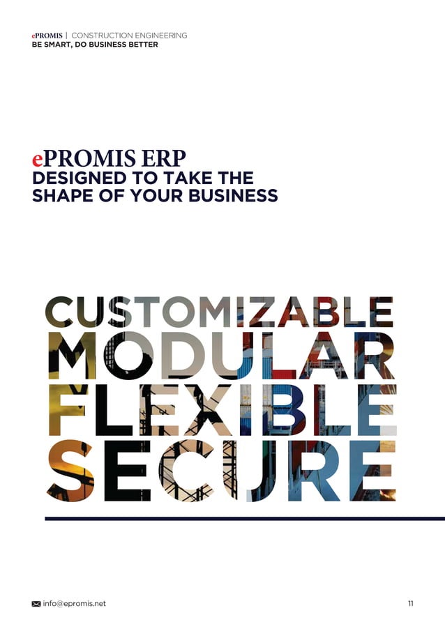 ePROMIS Construction Engineering Brochure | PDF