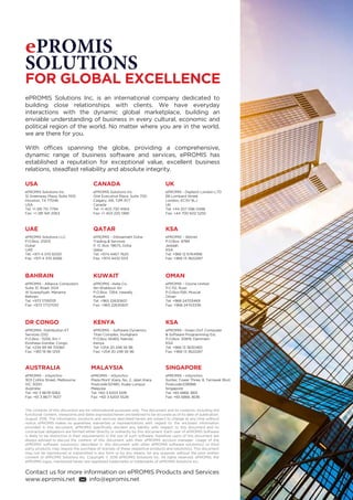 ePROMIS Real Estate Brochure | PDF