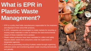 EPR Registration in Plastic Waste Management (Extended Producer ...