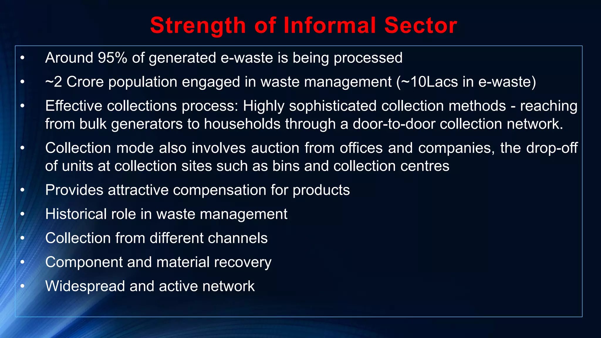 EPR Role of Informal Sector | PPT