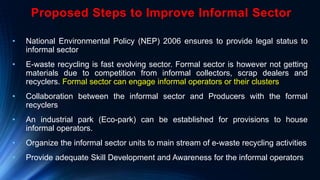 EPR Role of Informal Sector | PPT