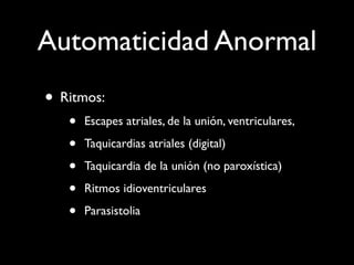 Electrofisiología y Mecanismos de Arritmogénesis | KEY
