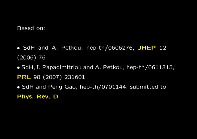 Bubbles of True Vacuum and Duality in M-theory | PPT