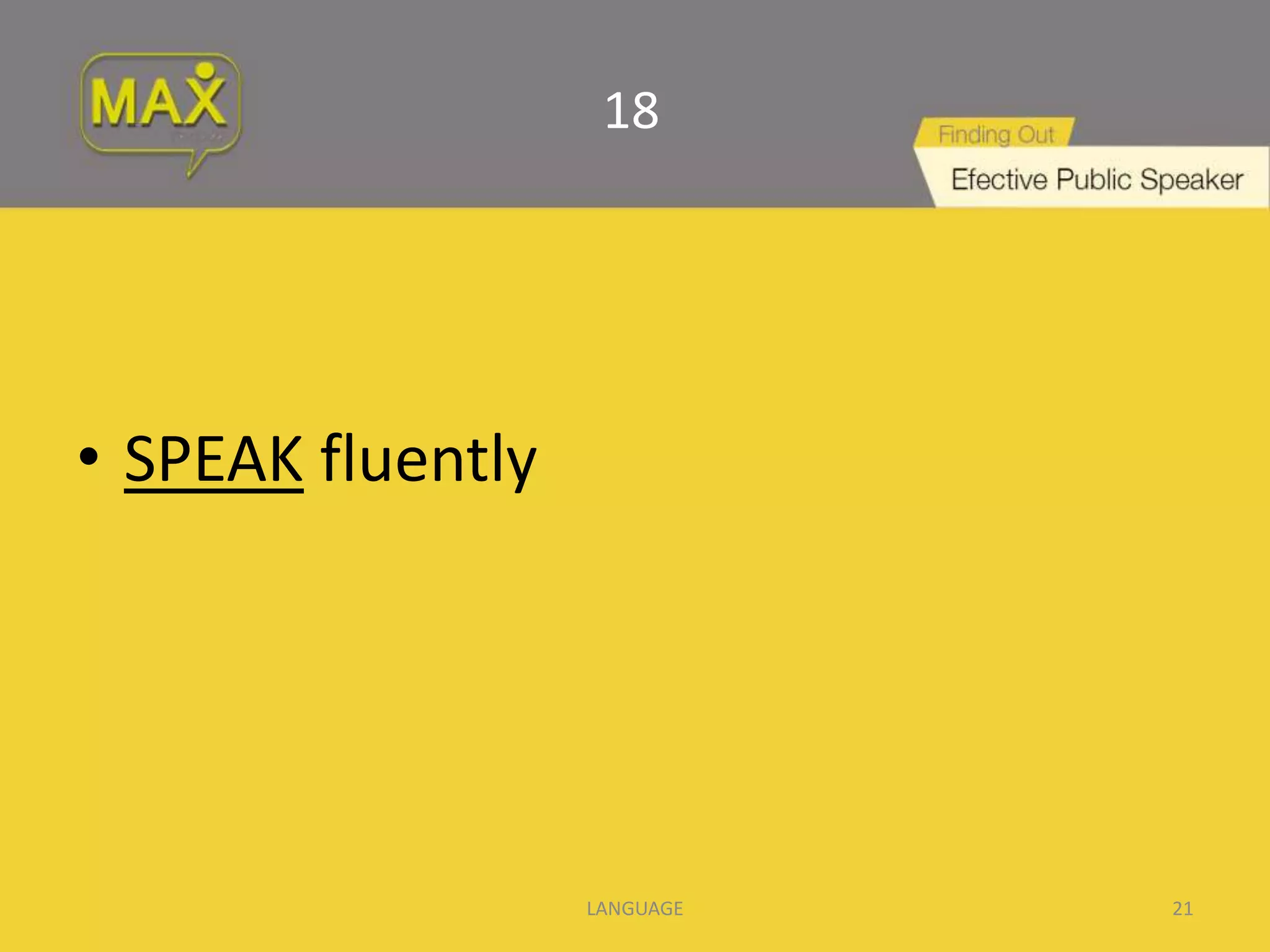 Effective Public Speaking | PPTX