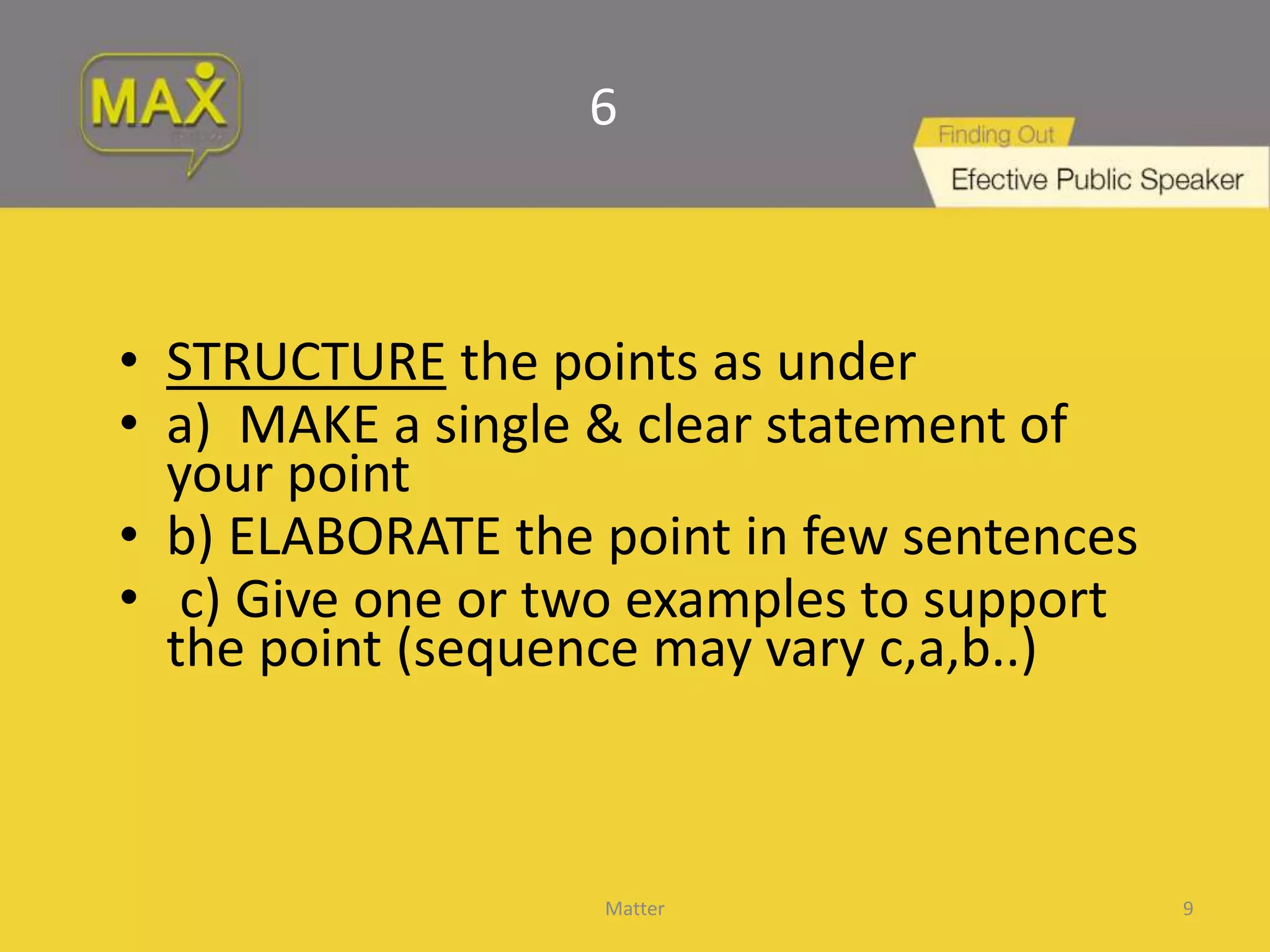 Effective Public Speaking | PPTX