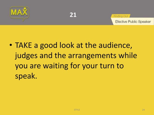 Effective Public Speaking | PPTX | Style & Fashion