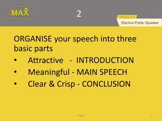 Effective Public Speaking | PPTX
