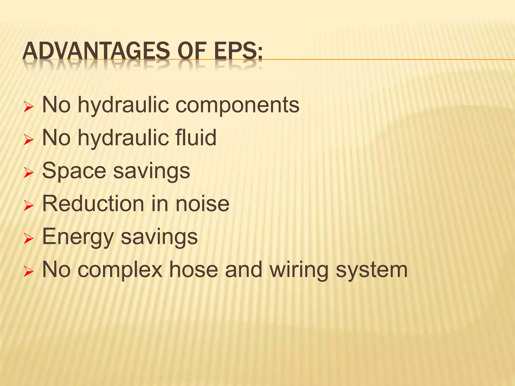 Eps-Electronic power steering | PPTX
